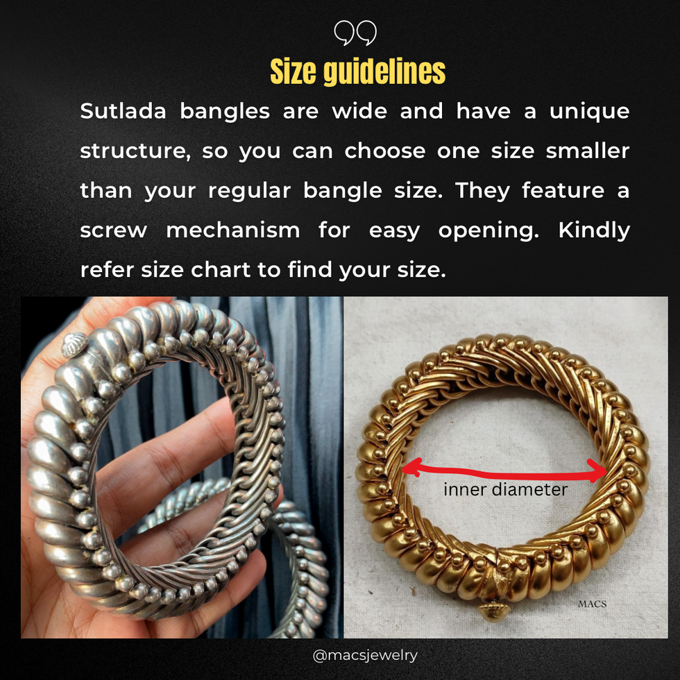 925 Silver Sutlada Kada | Hammered Sutarla bangles | Shindeshahi tode ...