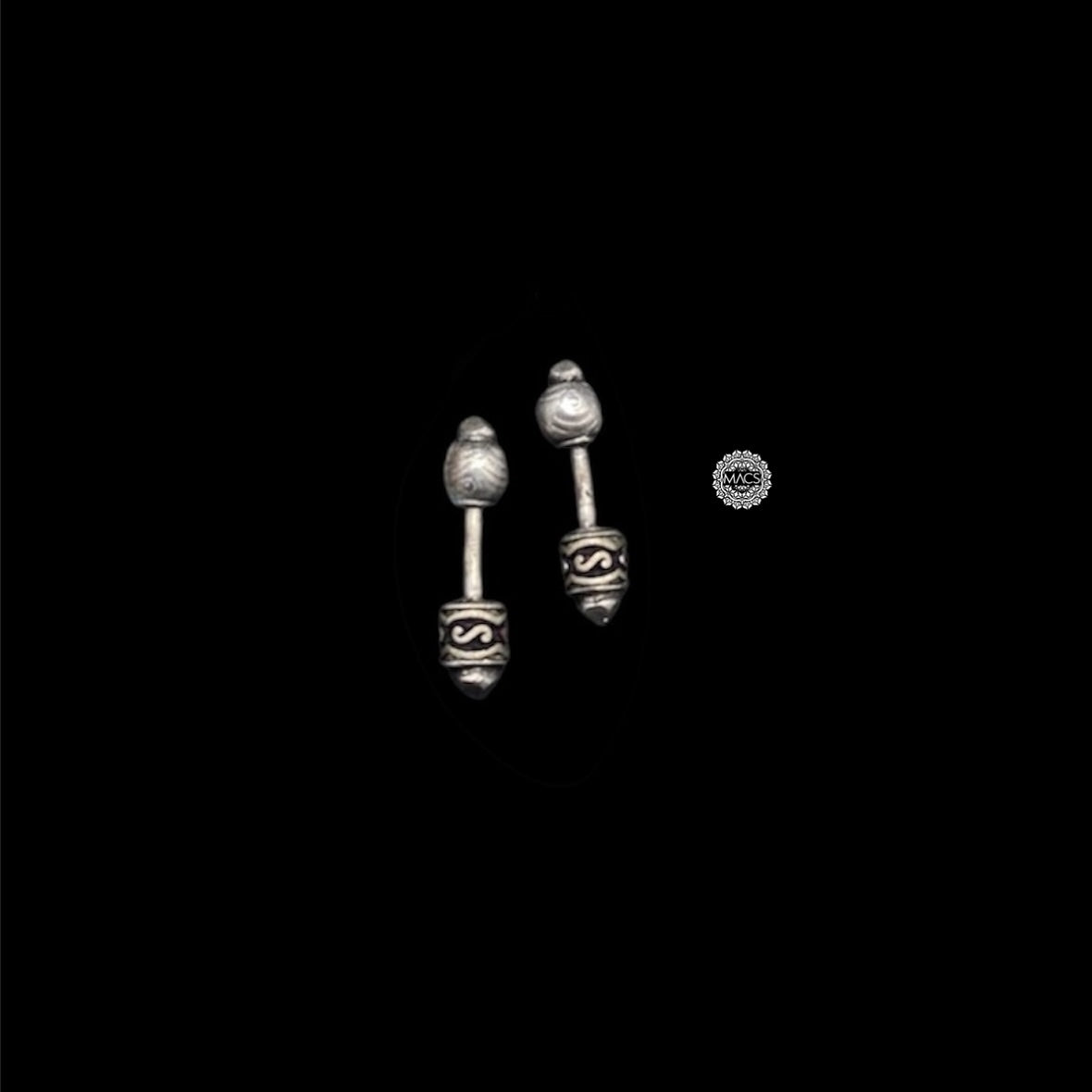 Silver Bugadi Earrings | Silver Ear cuffs | Pure Silver Bugadi | MACS