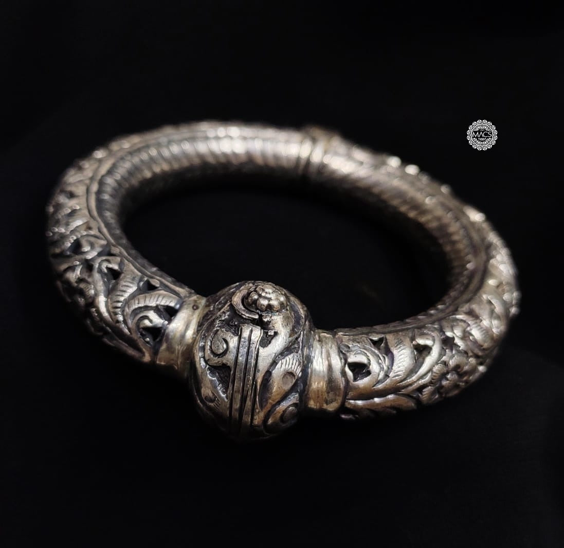 Shop 925 Pure Silver Bangles and Kada for women Online in India- MACS