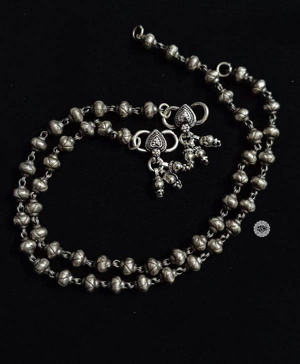 Buy Pure Silver anklets online- Pure Silver Payal- 925 Silver- MACS