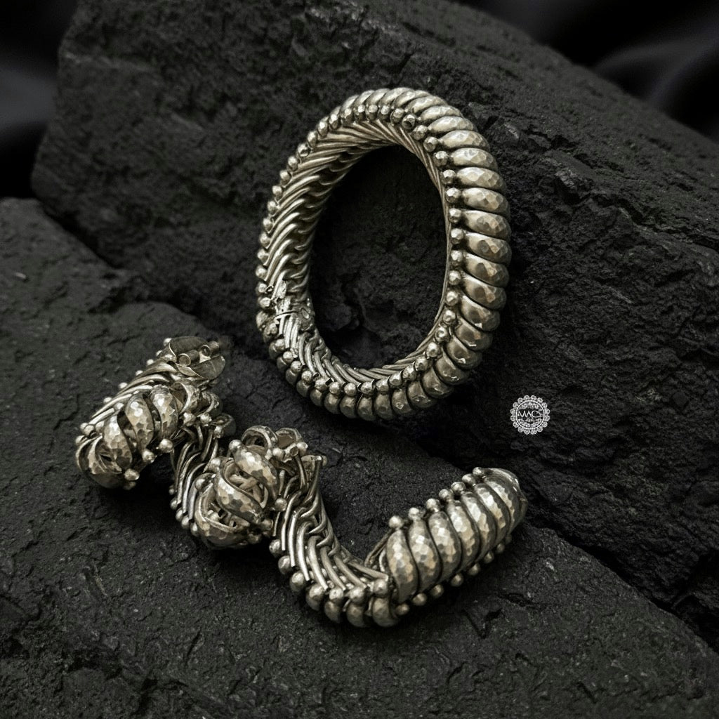 Sutlada Kada | Sutarla Bangle | 925 Silver Shinde Shahi Toda| MACS