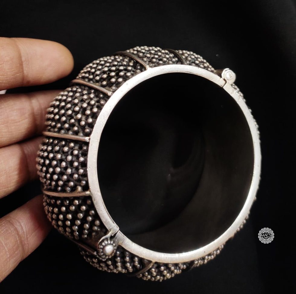 Chitai pure silver kada | Silver Kada | Chandi kada | MACS