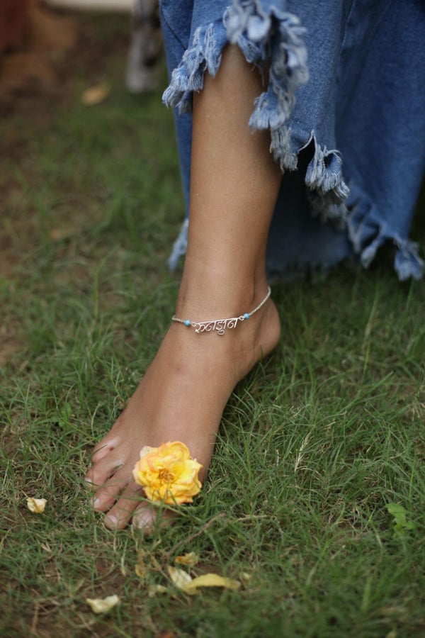 Buy Pure Silver anklets online- Pure Silver Payal- 925 Silver- MACS