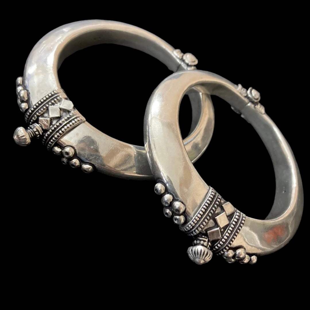 Shop 925 Pure Silver Bangles and Kada for women Online in India- MACS